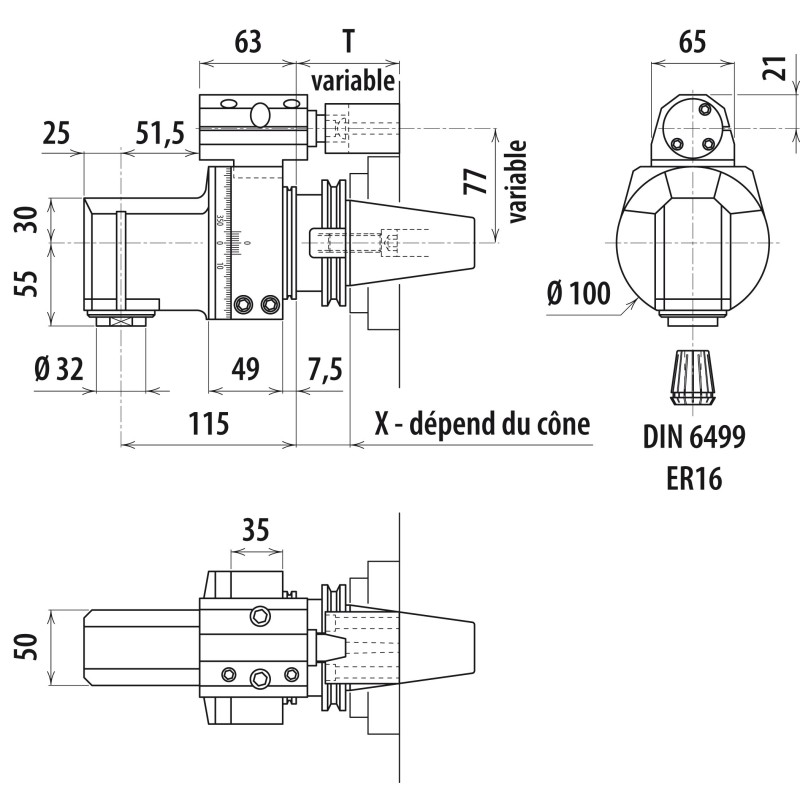 Tête à renvoi d'angle TOM 0/90| Têtes à renvoi d'angle MORARI fixe